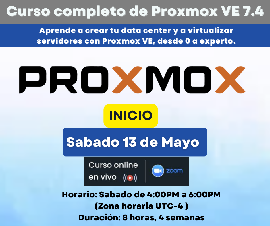 En Linea - Curso de Proxmox VE completo, desde 0 a experto | ADL ACADE